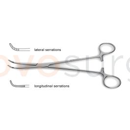 Lahey Gall Duct Forceps, fully-curved jaws - Novo Surgical
