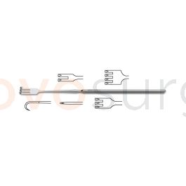 Finger Rake (Tracheal) Retractor, 6-1/4" (16.0 cm) - Novo Surgical