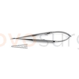 Jacobson Micro Needle Holder, round handle, jaw surfaces impregnated w ...