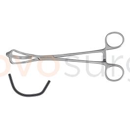 Lemole-Strong Aorta Clamp, jaws 4.5 cm wide, 2.3 cm deep, debakey teeth ...