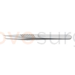 Micro Forceps, 9.0 mm wide flat handle, 45 degree angle, 0.3 mm tip ...